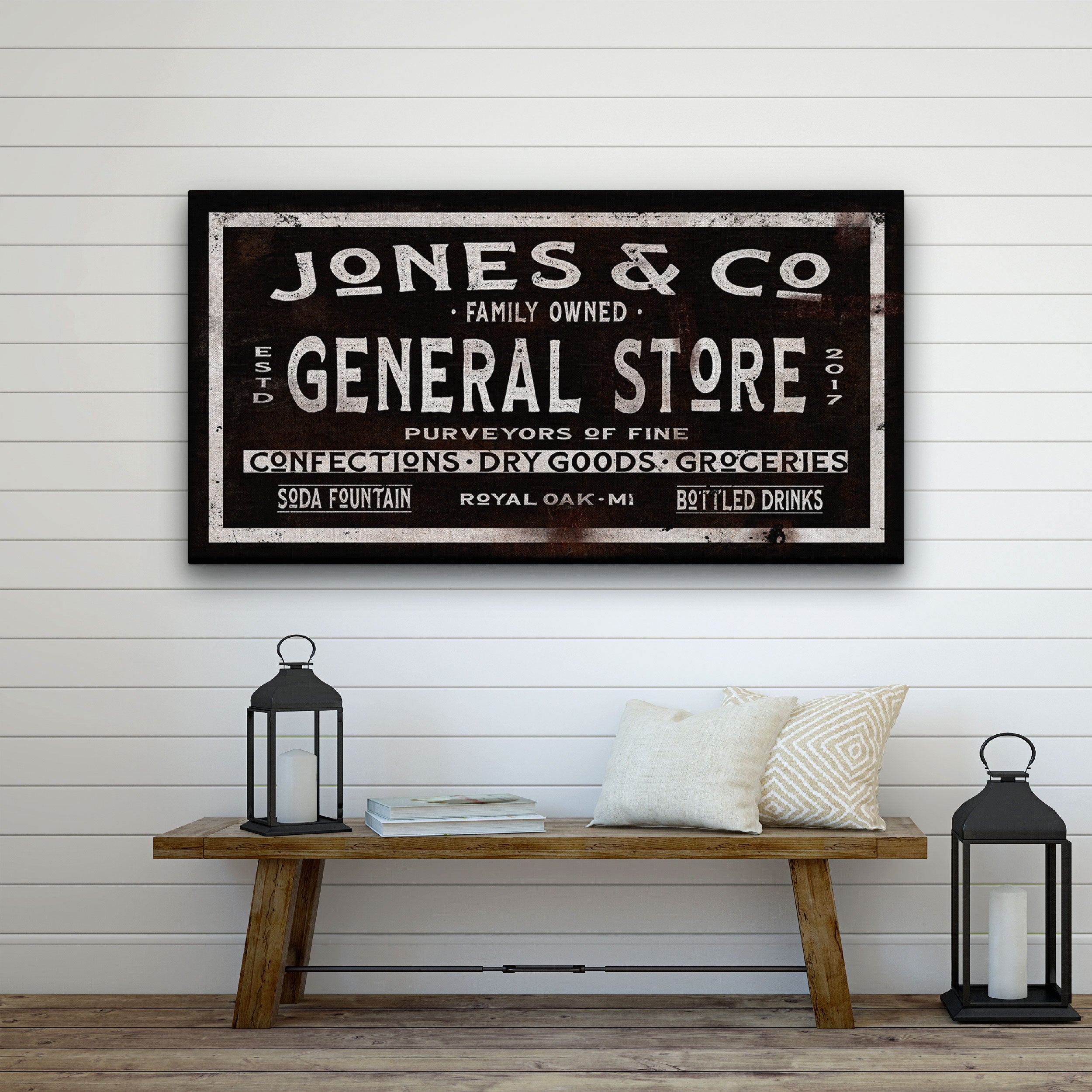 Create Your Own Sign | Personalizable Canvas Wall Art Templates – Off ...