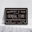 Dry Goods Sign | Personalized General Store Sign | Custom Rustic Farmh ...