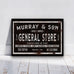 Dry Goods Sign | Personalized General Store Sign | Custom Rustic Farmh ...