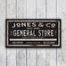 Dry Goods Sign | Personalized General Store Sign | Custom Rustic Farmh ...